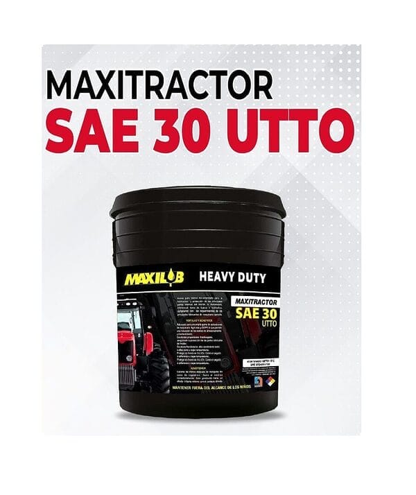 MAXILUB PAILA MAXITRACTOR SAE 30 UTTO PAILA (19LTS) - Dislufonca